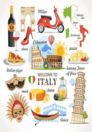 Amazon.com: Welcome To Italy: Perfect Travel Journal & Notebook With ...