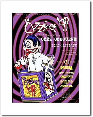 OZZY OSBOURNE – Ozzfest 1997 Matted Mini Poster – 26.6×19.8cm - BigaMart
