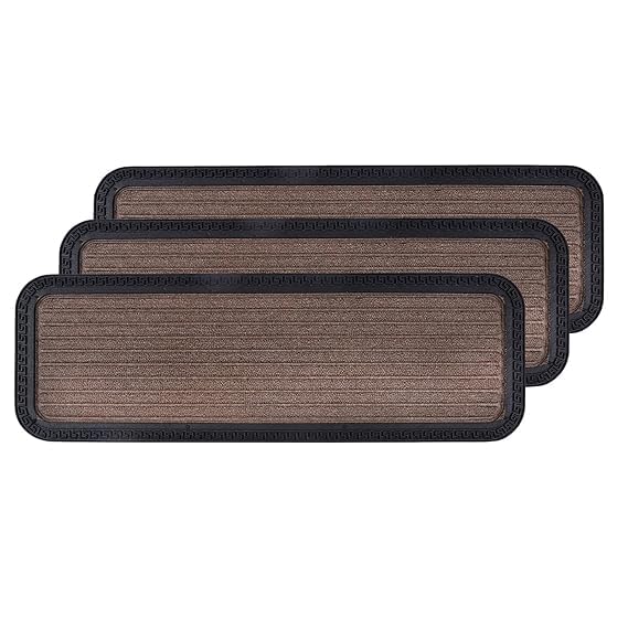 Buy Marc Coir Moulded Entryway Heavy Duty Dust Trapper Rubber Step Mat ...