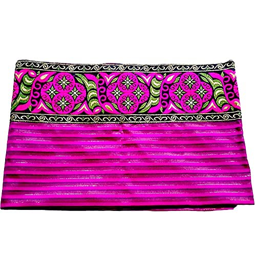 Buy BARKHA Women's Ethnic Pink, Orange, Light Golden Handmade Manipuri ...
