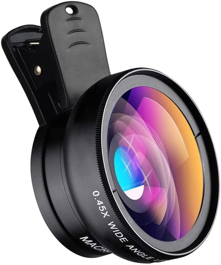 MAXXOX Mobile Camera Lens, 0.45X Super Wide Angle Lens, 15X Macro Lens ...