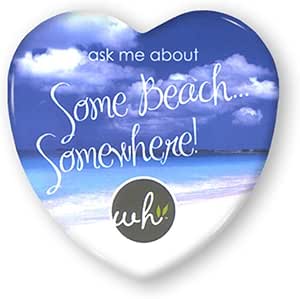 Amazon.com: Heart Shaped Custom Buttons - Promotional Button Pins with ...