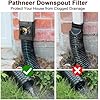 Amazon.com: Pathneer 2 Pack Downspout Filter, Downspout Leaf Filter ...