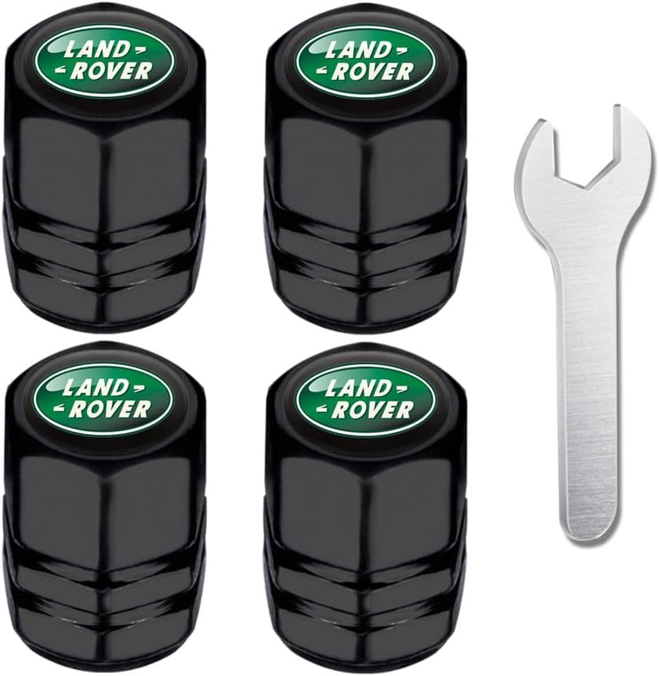Amazon.com: Genuine Land Rover Tire Valve Dust Cover Caps LR027560 with ...