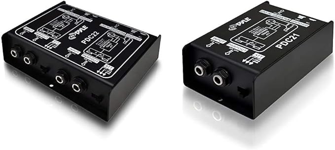 Amazon.com: Pyle Premium Direct Injection Audio Boxes - Passive DI Unit ...