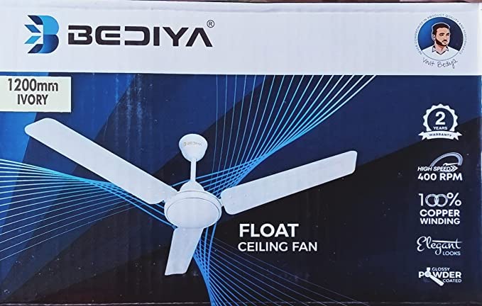 Buy sh 123's Bediya Float High Speed Decorative Ceiling Fan (white ...