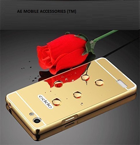Rockxy™ Premium Luxury Metal Bumper Acrylic Mirror Back Cover Case For ...