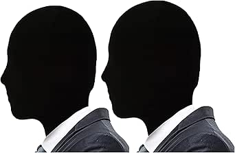 Amazon.com: Halloween Costume Full Face Mask Faceless Mask Mardi Gras ...