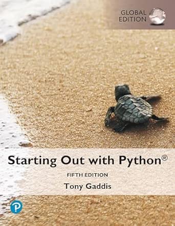 Starting Out with Python [Global Edition]: Gaddis, Tony: 9781292408637 ...