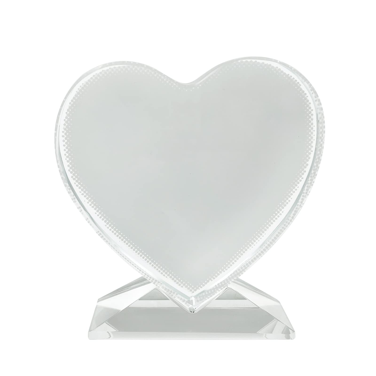 Snapklik.com : 2 Pack Sublimation Crystal Blanks Sublimation Heart ...