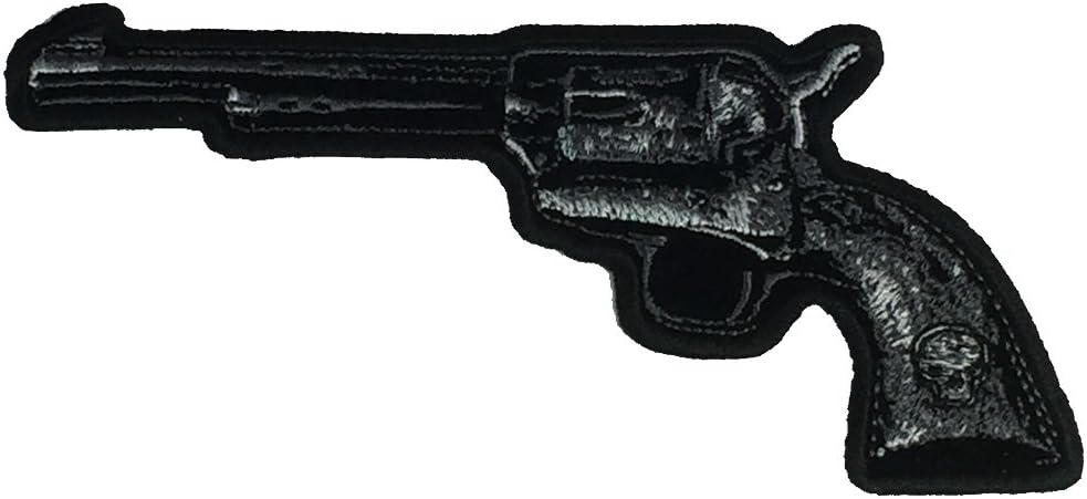 Amazon.com: Revolver Cutout Left Facing Patch - Black/White - Veteran ...