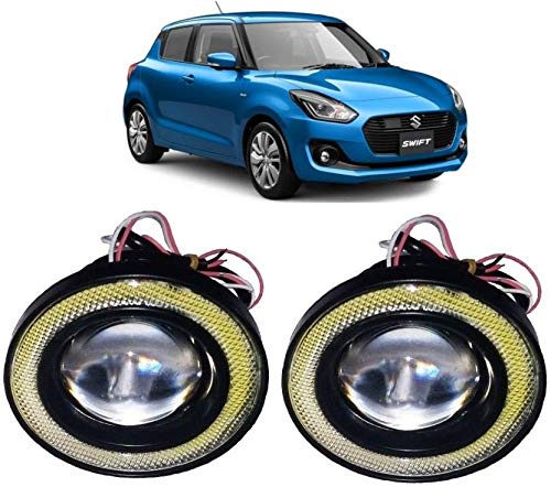 AK Maruti Suzuki Swift | Fog Light for Car | Angel Eye | 3.5 Inch DRL ...