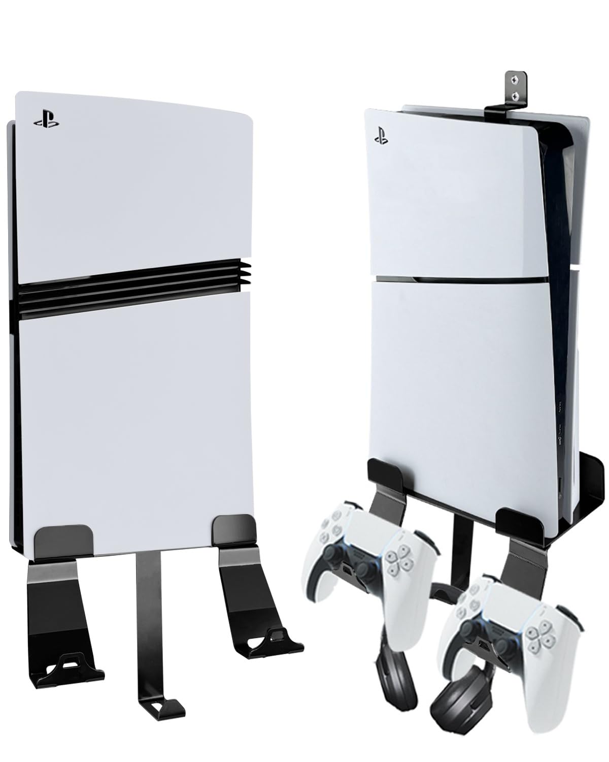 Amazon.com: Chanvoo Metal Wall Mount for PS5/PS5 Slim/ PS5 Pro, Behind ...