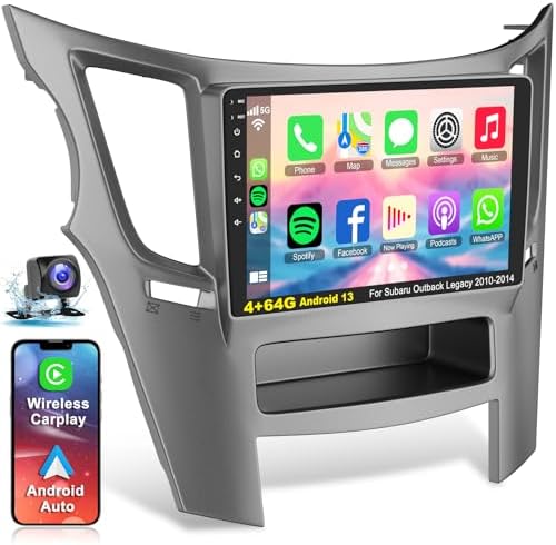 Amazon.com: Hikity Android Car Stereo for Subaru Legacy Outback 2010 ...