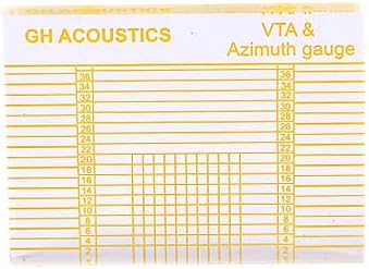 Amazon.com: Alnicov LP Vinyl Record Player Azimuth Ruler，for Measuring ...