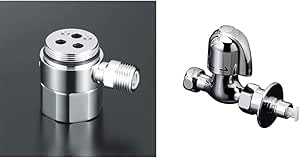 Amazon | KVK 混合栓用分岐金具 ZK5011PN & 分岐止水栓 K19GSTU 【セット買い】 | キッチン水栓用パーツ