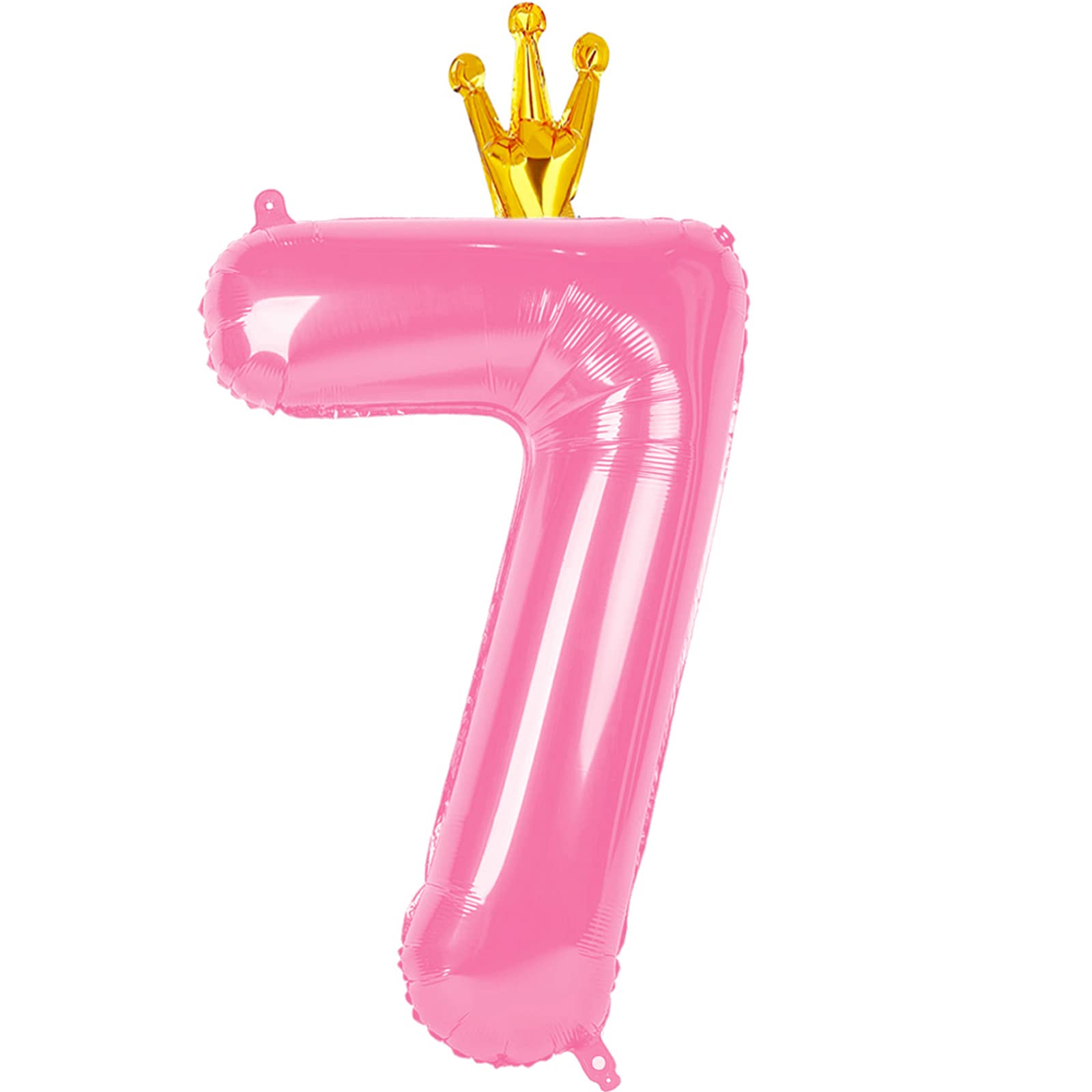 Amazon.com: 40 Inch Number Balloon 7, Pink Seven Birthday Decorations ...