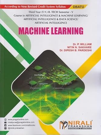 Buy MACHINE LEARNING for AI - Semester 5 (DBATU) | Nirali Prakashan ...