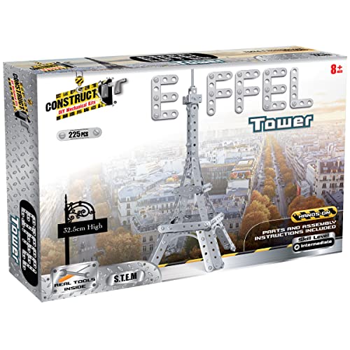 CONSTRUCT IT Eiffel Tower, Building & Construction Set, STEM Education ...
