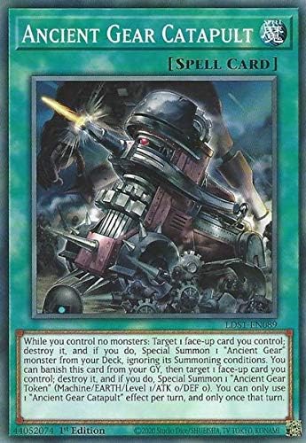 Amazon.com: Ancient Gear Catapult - LDS1-EN089 - Common - 1st Edition ...