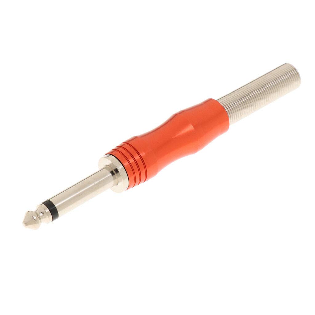 1x 1/4'' Mono Jack Audio Adapter Connector for Headphone Mixer ...