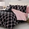 Amazon.com: Juicy Couture Black Link Logo Printed Comforter Set, Full ...
