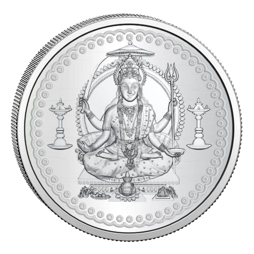 Buy SILVERA 5 Gms Santhoshi Mata 999.0 Silver Coin Capsule | Precious ...