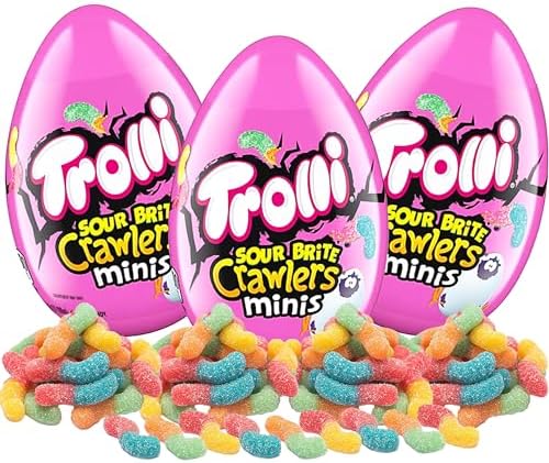 Amazon.com : Trolli Sour Brite Eggs, Assorted 4.0 Ounce : Grocery ...