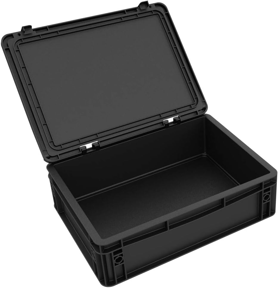 Auer Packaging DDEB115ESD Eurocontainer Case/Euro Box with hinge lid ...