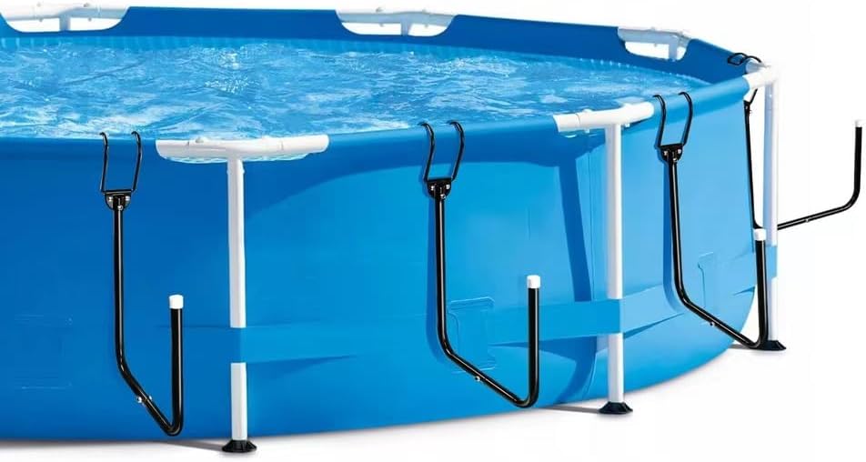 Amazon.com: ABMAPA 4PCS Solar Pool Cover Holder, Adjustable Solar Pool ...