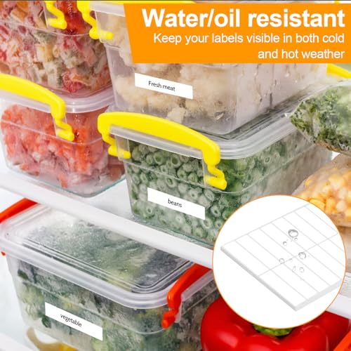 Snapklik.com : 1120 PCS Removable Freezer Labels For Organizing, 1x3 ...