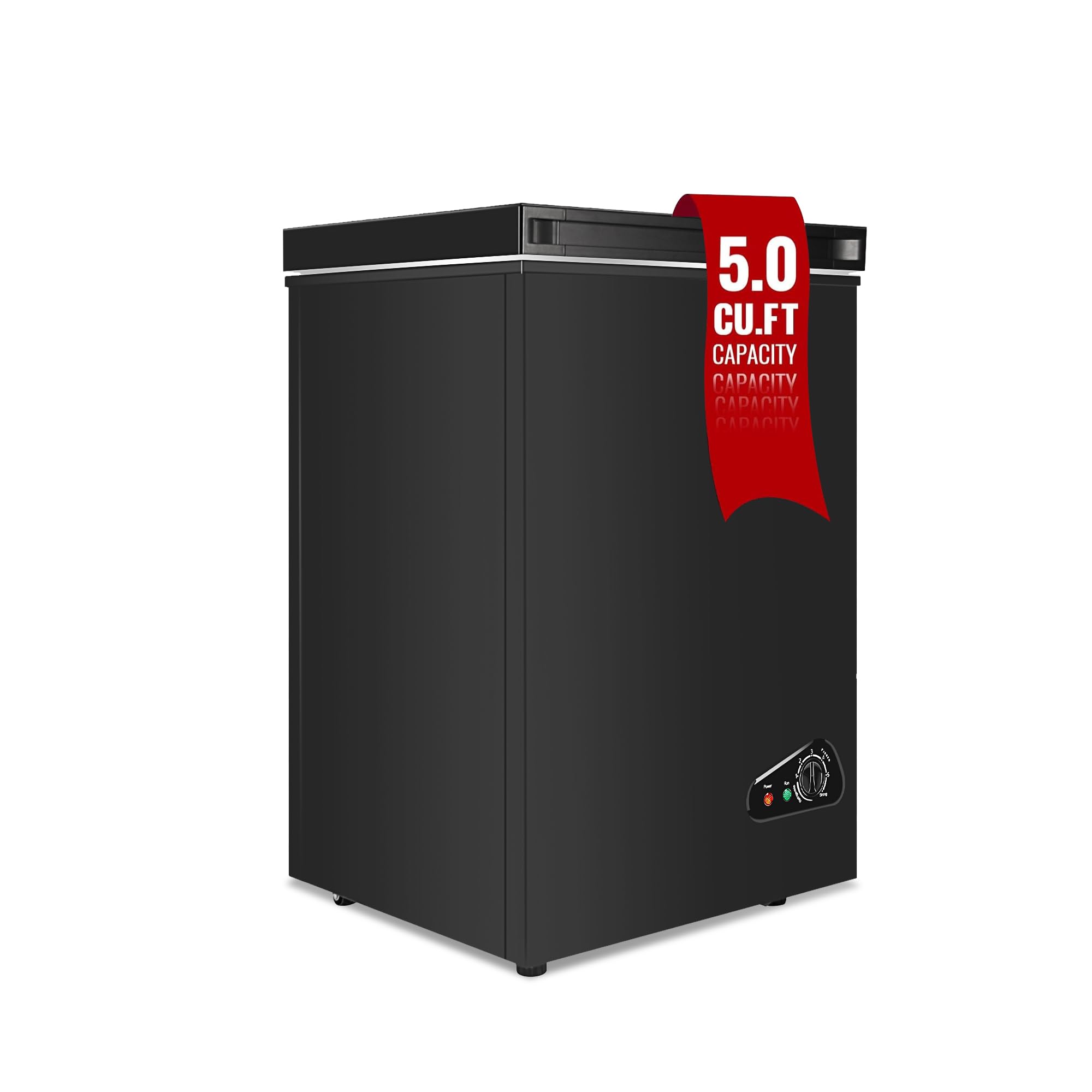 Snapklik.com : Compact Chest Freezer, 5.0 Cu Ft Deep Freezer