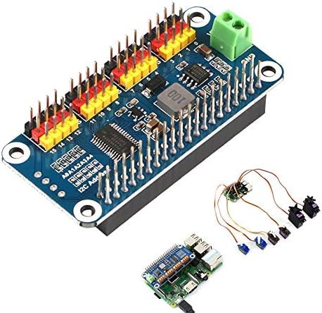 MakerFocus PWM Servo Motor Driver IIC Module 16 Channel PWM Outputs 12 ...