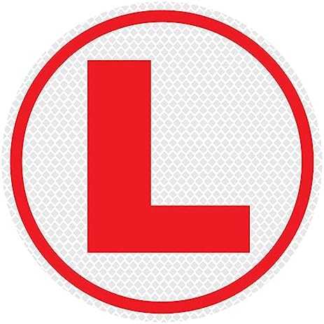 VADDA L Board Reflective Sticker for Car -White with red and Water ...