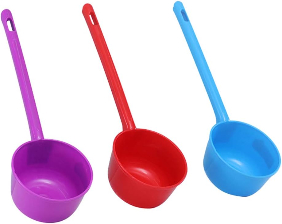 Amazon.com: 3Pcs Water Ladle Plastic Water Scoop Long Handle Bath Ladle ...