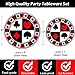 Amazon.com: 50Pcs Casino Party Supplies Poker Paper Plates Set 9 ...