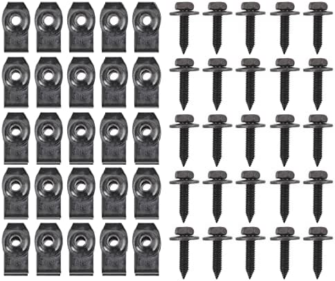 Amazon.com: MOTOALL 50PCS Engine Under Cover Splash Shield Guard Body ...