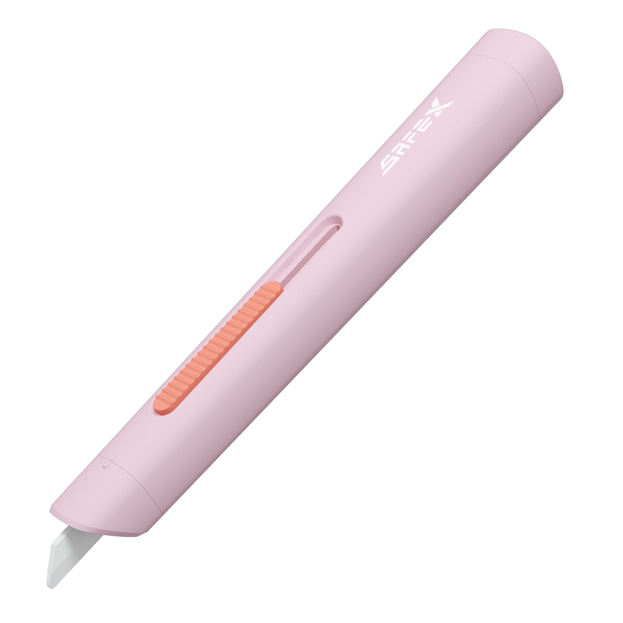 Amazon.co.jp: SAFEX T101 自動引き込み式セラミックカッター ボックスオープナー 封筒 ペーパー 宅便袋 ビニール フィルム プラスチック 開梱 開封カッター 絶縁 ...