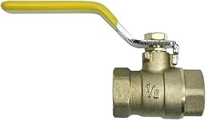 Amazon.com: 1/2 Inch Full Port Heavy-Duty Brass Ball Valve 600 WOG FNPT ...