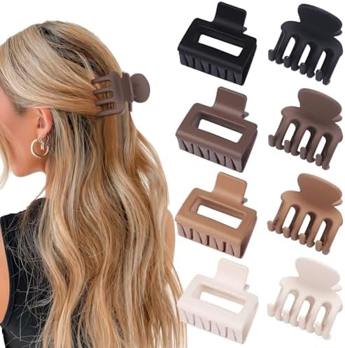 Amazon.com: SMKSL 3 Styles Hair Clips for Women: Small, Medium, Big ...