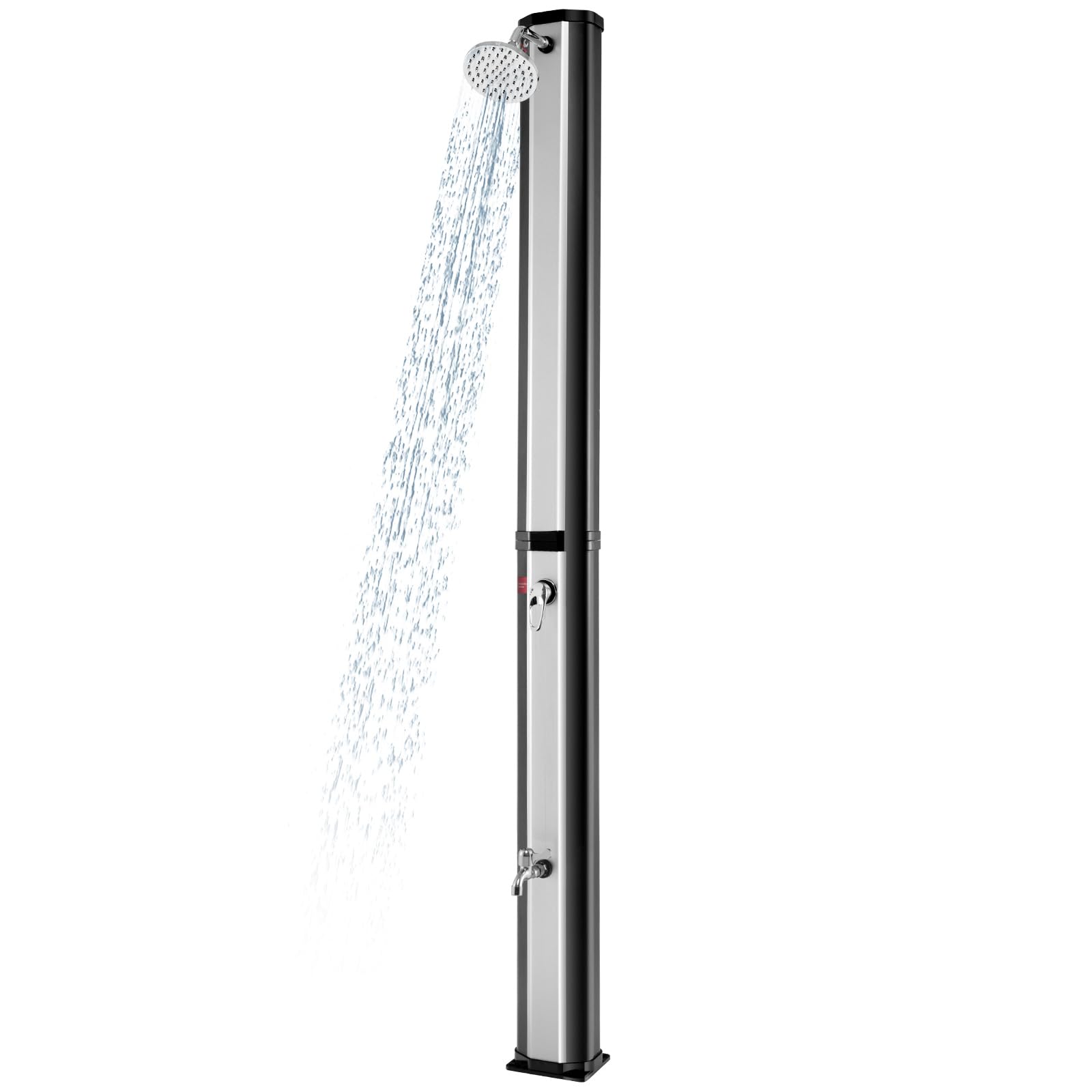 Solar Outdoor Shower For Backyard VINGLI 10.6 Gallon Solar Heated ...