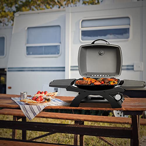 MASTER COOK Tabletop Gas Grill, 11500 BTU Portable Propane Grill ...