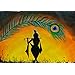KALPANA Lord Krishna Painting (Multicolor, 20 x 14 inches) : Amazon.in ...
