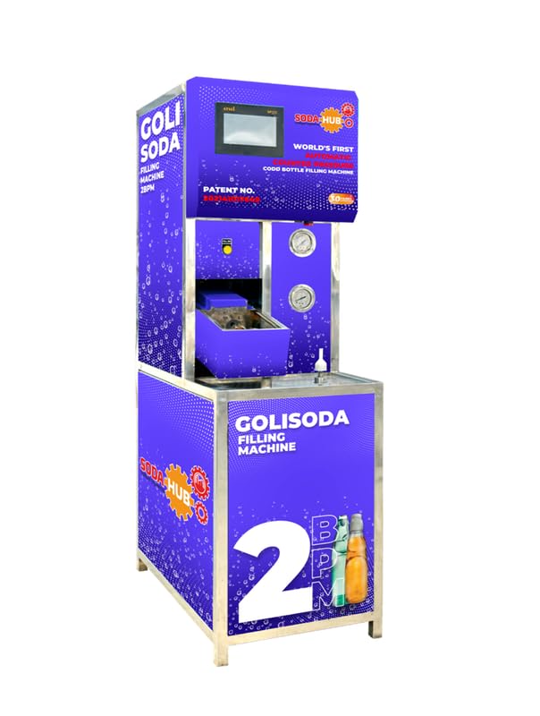 SODA HUB Carbonated Soda MACHINE, Soft Drink Filling Machine In Goli Sodacodd and Pet Bottle ...