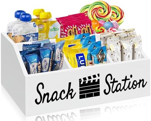 Amazon.com: Snack Organizer for Home & Kitchen Organization, Wooden ...
