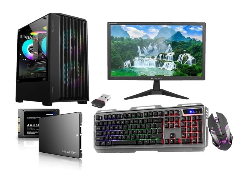 MegaDesk All-in-One Desktop Pc Set, i5 7th Gen, 16 GB RAM, 256 GB SSD ...