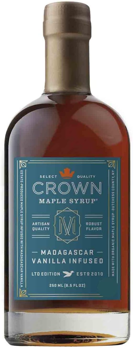 Amazon.com : Crown Maple Syrup Madagascar Vanilla, 8.5 fl oz : Grocery ...