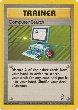 Amazon.com: Pokemon - Computer Search (101) - Base Set 2 : Toys & Games