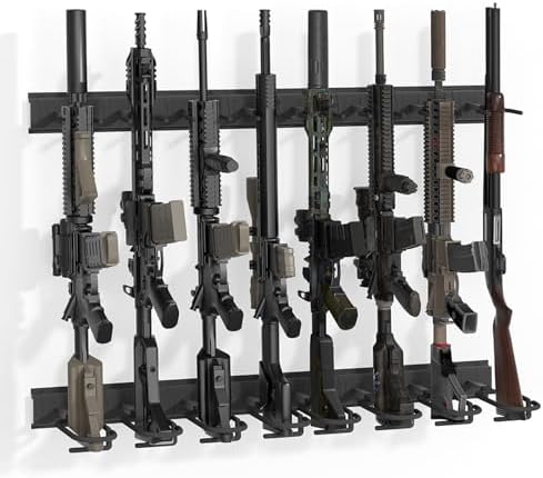 Amazon.com: Upbci Gun Rack, Professional Gun Rack Wall Mount, Aluminium ...