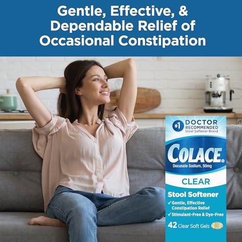 Snapklik.com : Clear Stool Softener Soft Gel Capsules Constipation ...